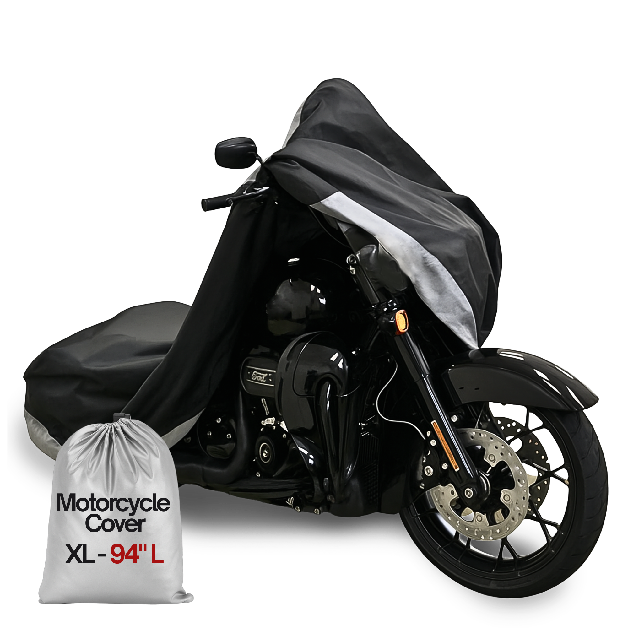 Lightweight Motorcycle Cover (XL) with Cable & Lock – Water-Resistant ...